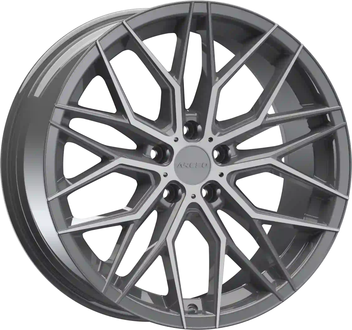 Alu kola Arceo Valencia 9.5x19 5x114.3 ET40 Titan Diamond | Wheelsup.cz